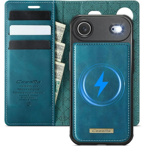 Case for iPhone Air PU Leather Wallet Flip Case with Card Holder RFID ...