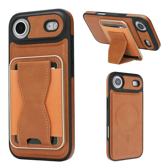 Case for iPhone Air, Premium PU Leather 3 In 1 Detachable Magnetic Card ...