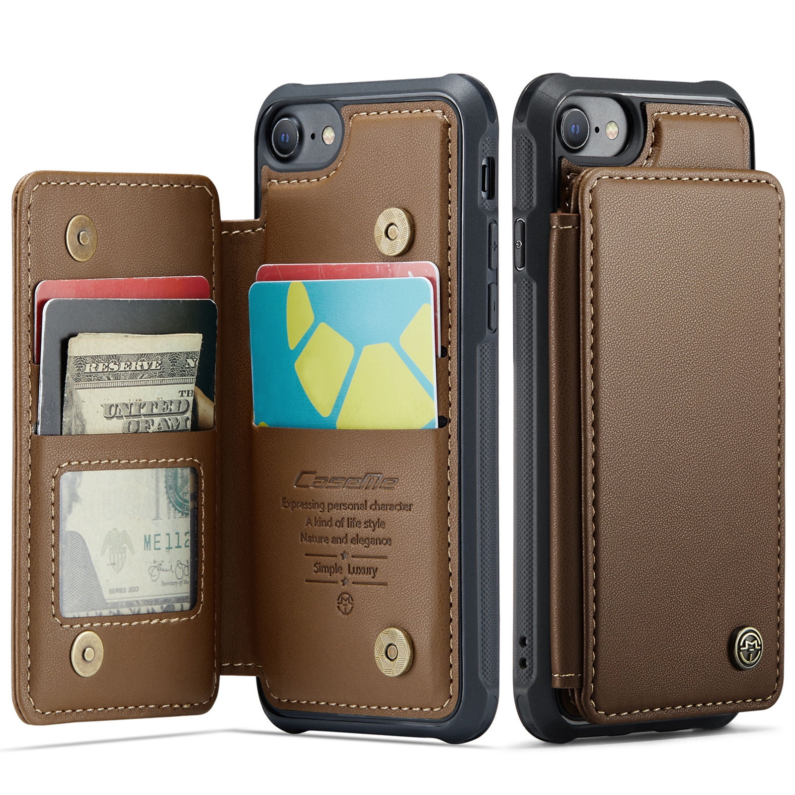 Case for iPhone SE 3 Wallet 2022, iPhone 8 Wallet, iPhone SE Wallet ...