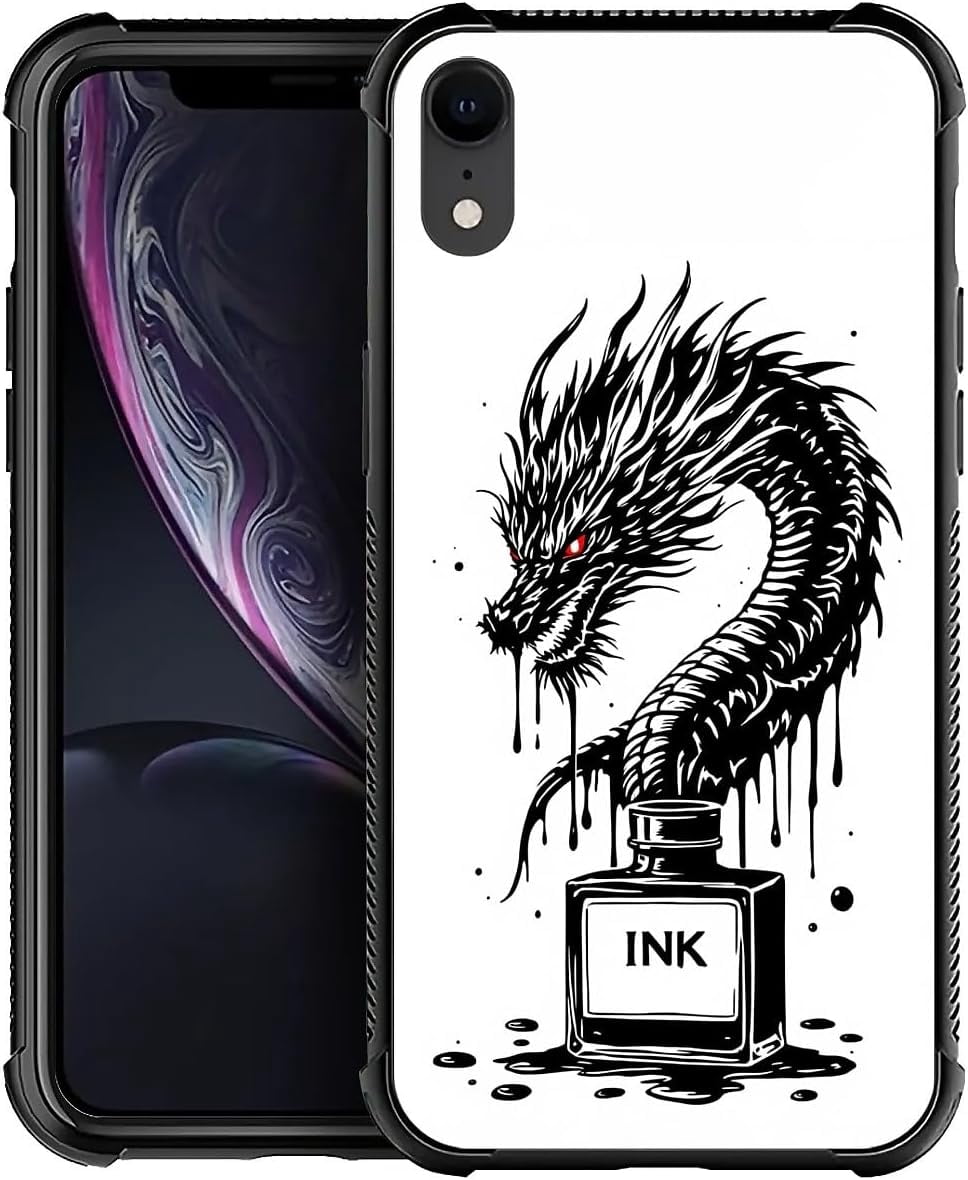 Case for iPhone XR Case, Graphic Design Case for Girl Boy Soft Silicone ...