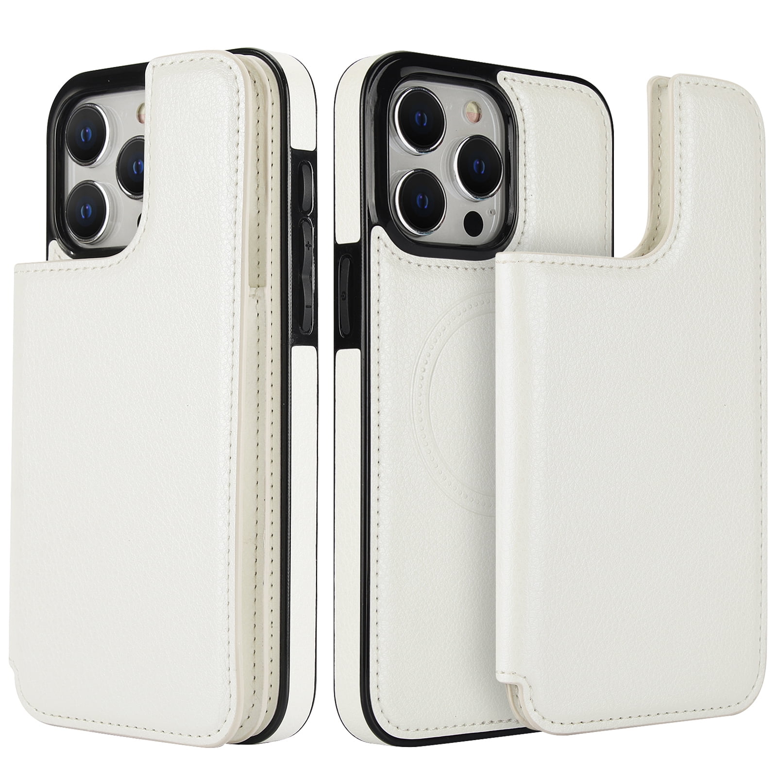 Case for iphone 16 plus Wallet style phone case with card clip, PU ...