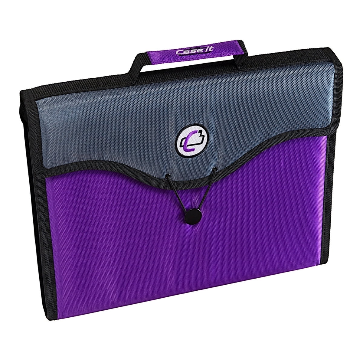 Case-it 13-Pocket Expanding File with Handle and Shoulder Strap, Purple ...