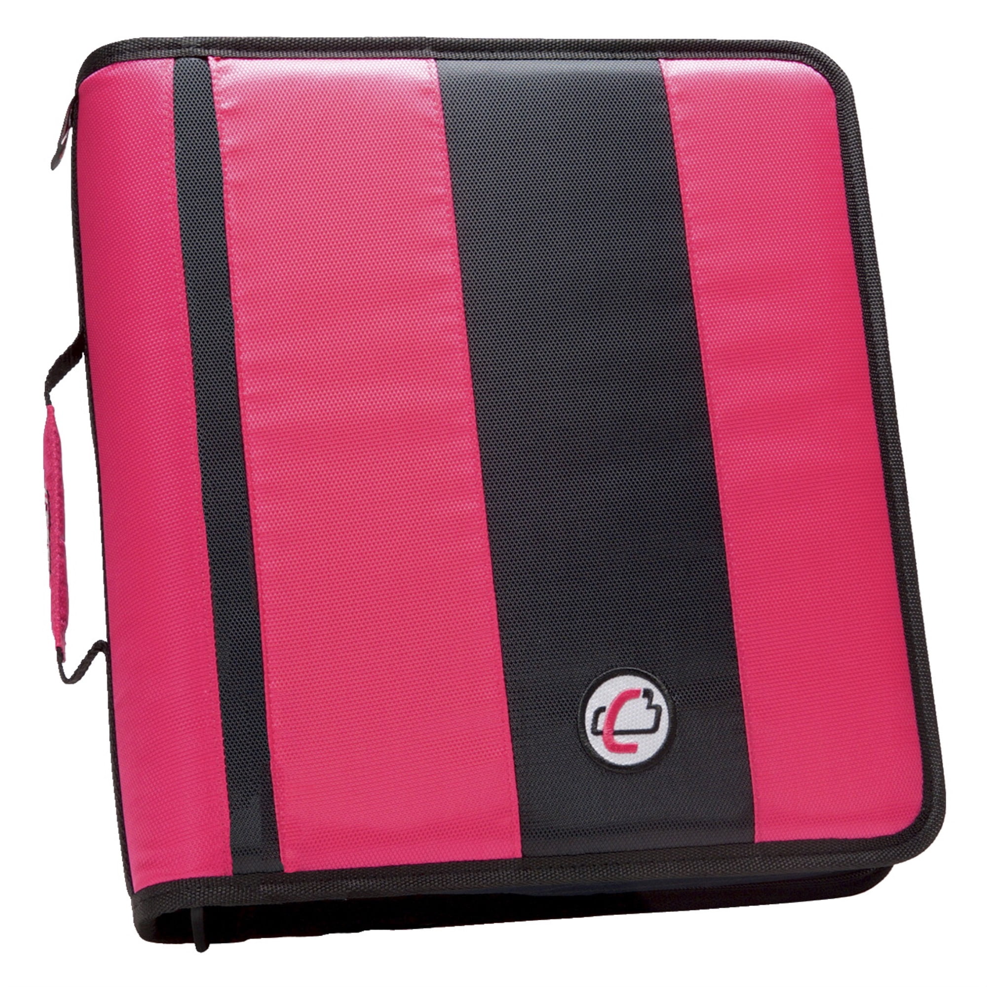 Case-it Classic O-Ring Zipper Binder, Pink, 2 Inches - Walmart.com