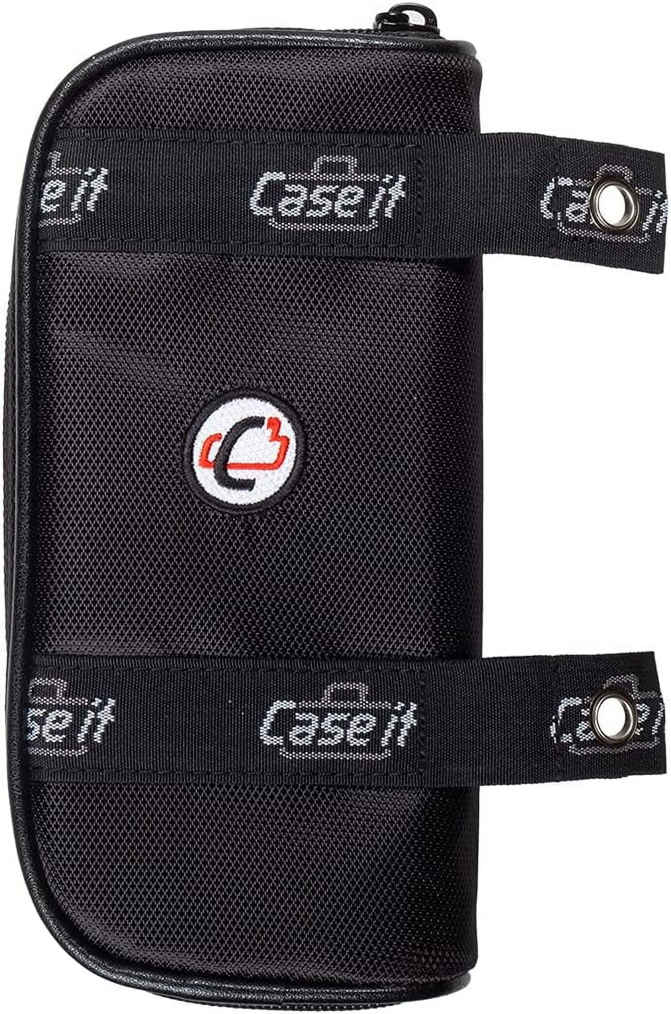 Case-it Clear Front Pencil Case w/Grommets, Black - Walmart.com