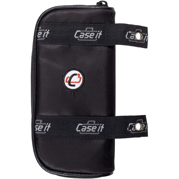 Case-it Clear Front Pencil Case w/Grommets, Black - Walmart.com