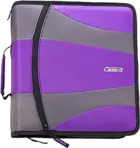 Case-it The Dual 2.0 Zipper Binder Backpack - Two 2 Inch D-Rings - 5 ...
