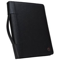 Samsill Professional Padfolio, 8.5"x11" Writing Pad Included, Black ...