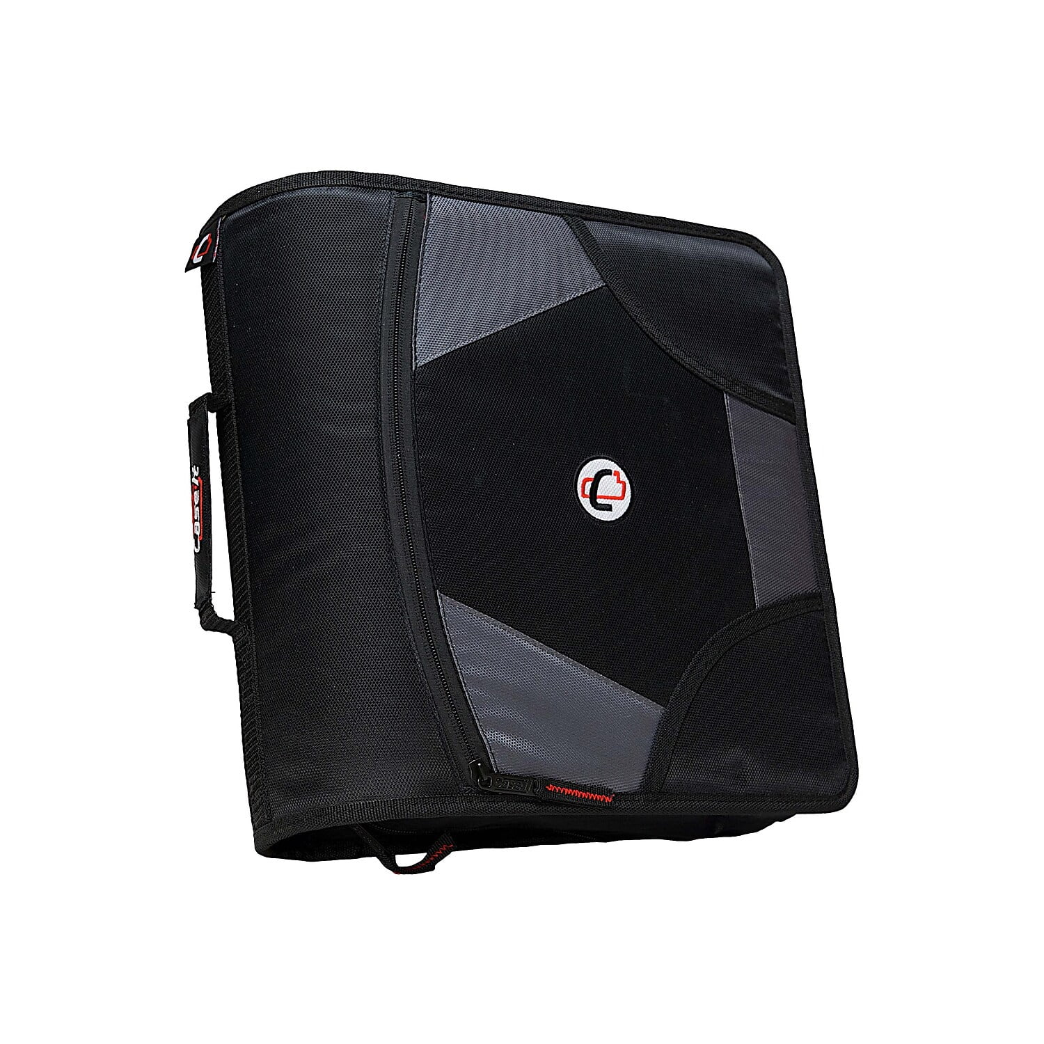 Case it, King Sized Zip Tab, 4" Folder, Black, D-186-BK - Walmart.com