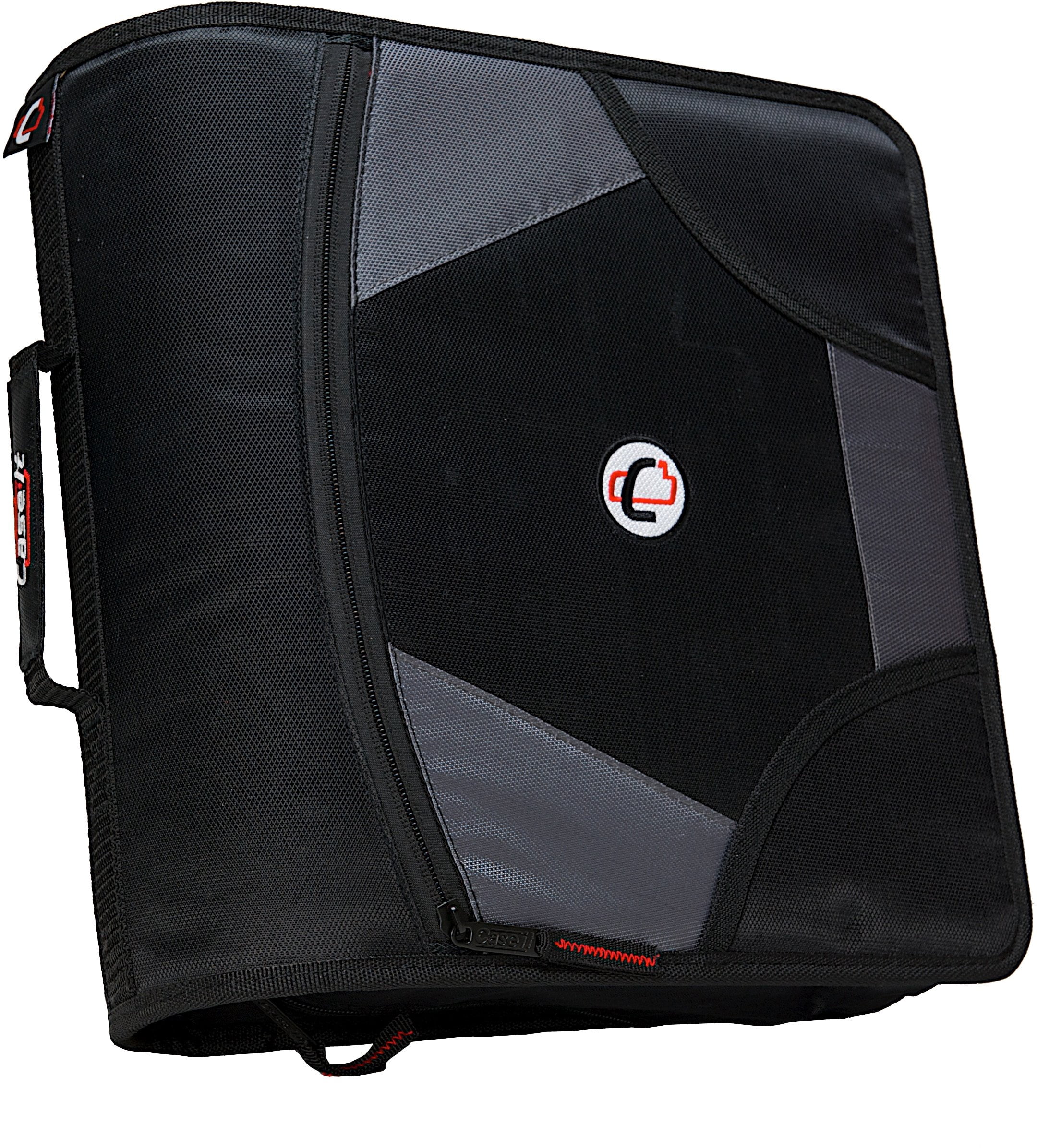 Case-it The King Sized Zip Tab Zipper Binder - 4 Inch D-Rings - 5 ...