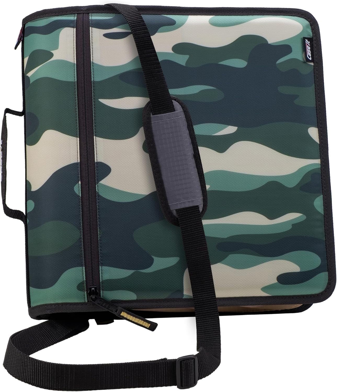 Case-it The Mighty Zip Tab Zipper Binder - 3 Inch O-Rings - 5 Color Tab ...