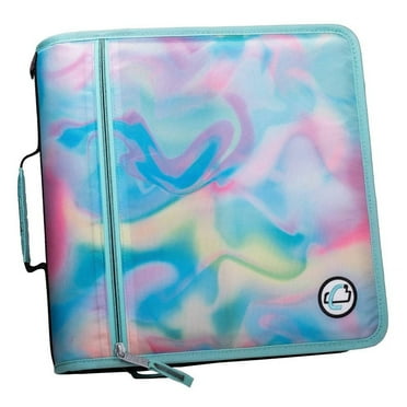 Cambridge Zipper 3-Ring Binder with Notepad, Calculator, 200 Sheets, 8 ...
