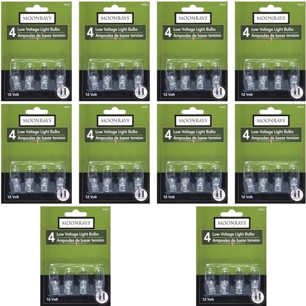 Case of 10 - Moonrays 11-Watt Clear T5 Wedge Base 12-Volt Landscape ...