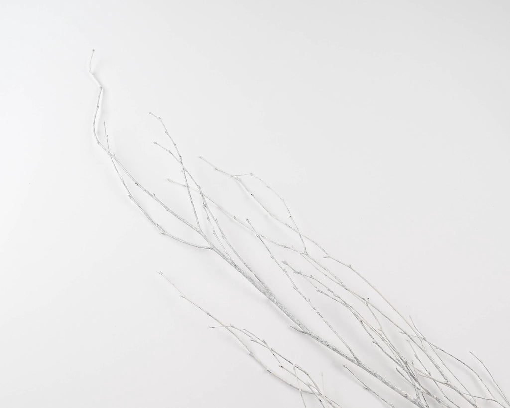 Case of 100, White Painted Birch Branches for Wedding, Season or Home ...
