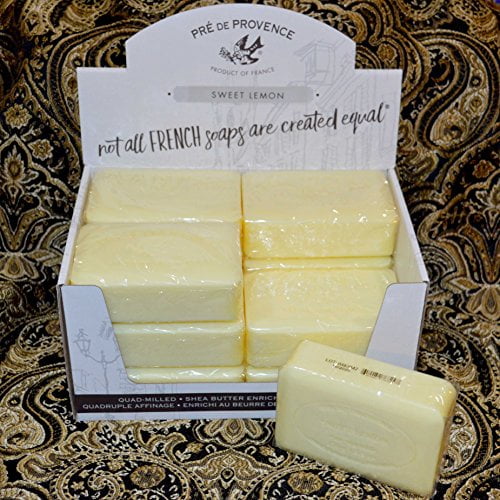 Case of 12 Pre de Provence SWEET LEMON scent 250 gram shea butter extra ...