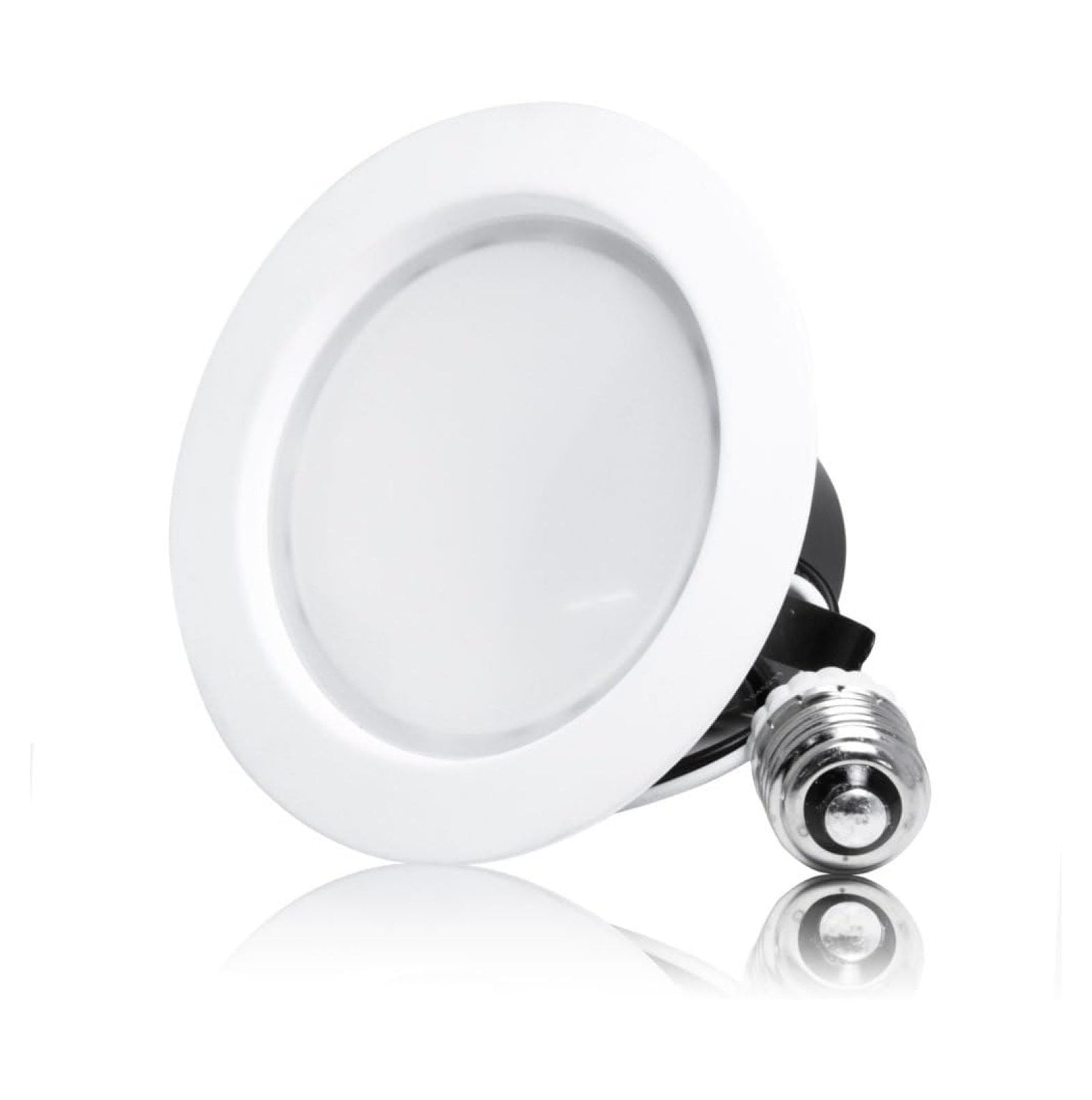 (Case of 2) 10W 4 Inch Recessed Downlight Retrofit Trim Kit in Warm ...