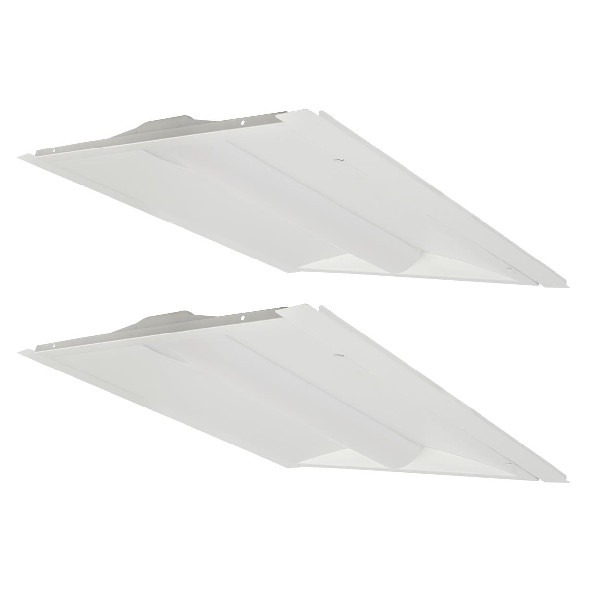 Case of 2 - 2x2 LED Troffer Retrofit Kit - Wattage Adjustable 30W/35W ...