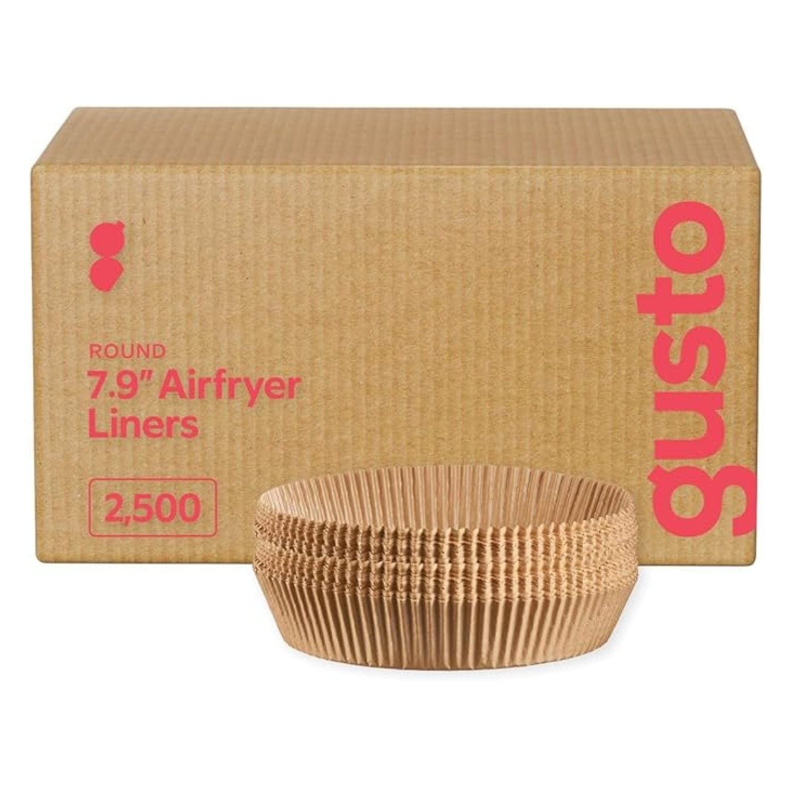 [Case of 2,500] 7.9 Inch Round Air Fryer Liners Disposable - Non-Stick ...