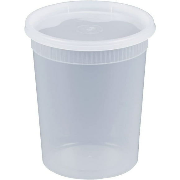 32 Oz Plastic Containers Lids