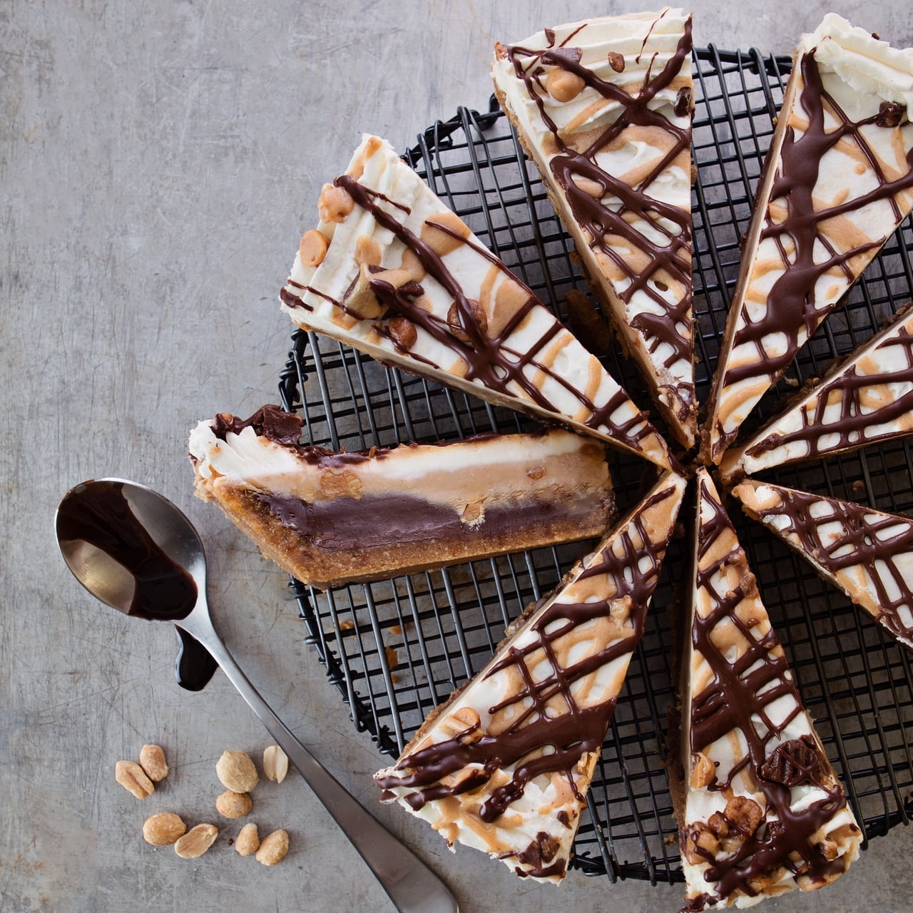 Case of 4 Sweet Street Reese's Chocolate Peanut Butter Pie - Walmart.com