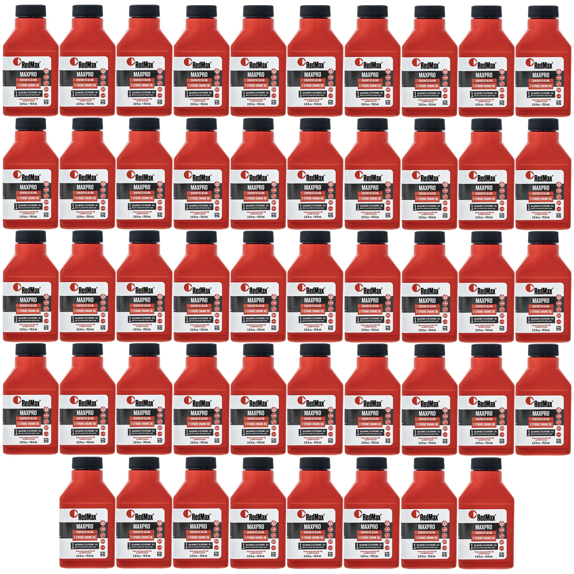 Case of (48) 2.6oz Bottles of RedMax Synthetic 2 Stroke Cycle Oil 50:1 ...