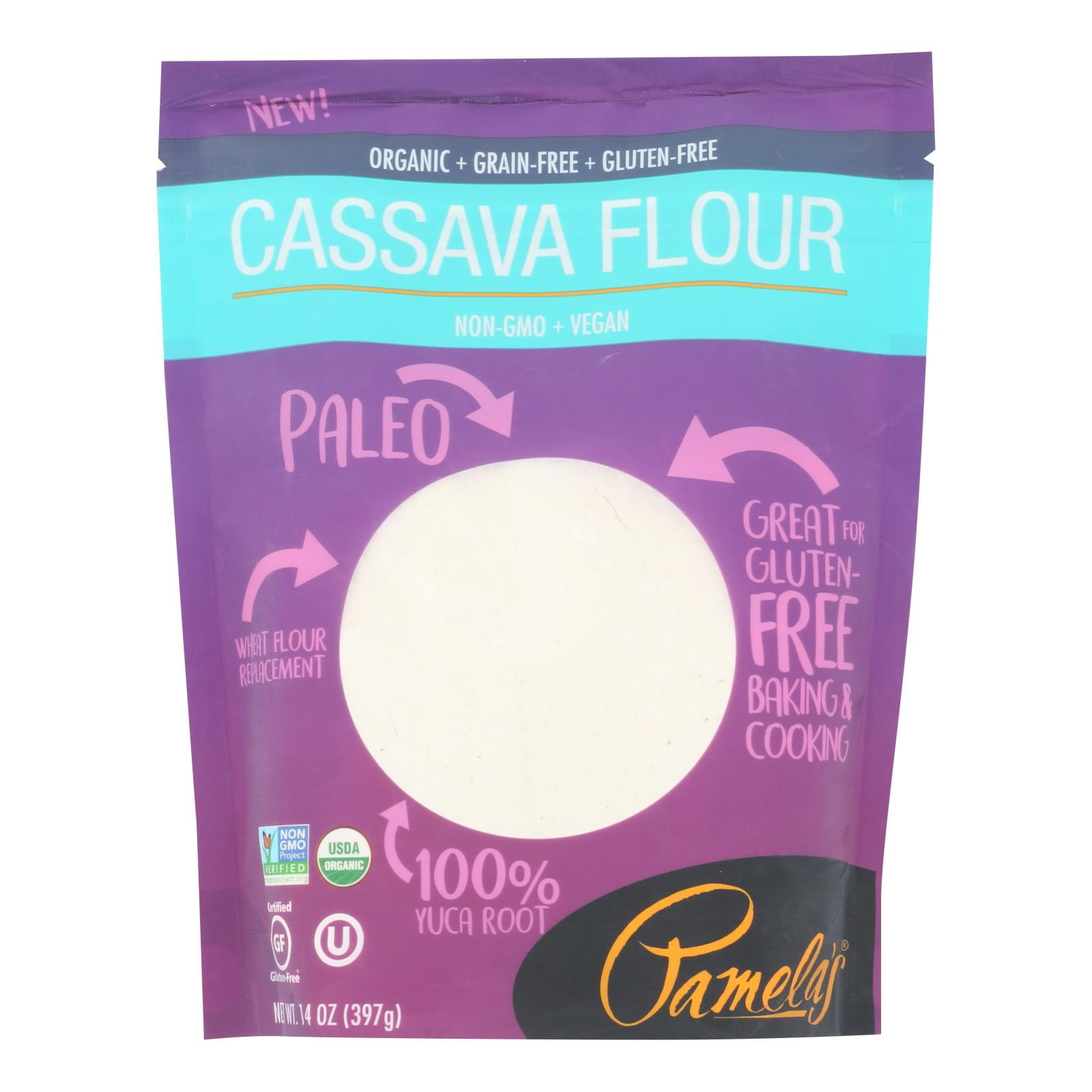 (Case of 6 )Pamela's Products - Cassava Flour - 14 oz. - Walmart.com
