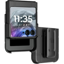 CAT S22 Flip Phone Case with Clip, Nakedcellphone Slim Hard Shell Cover ...