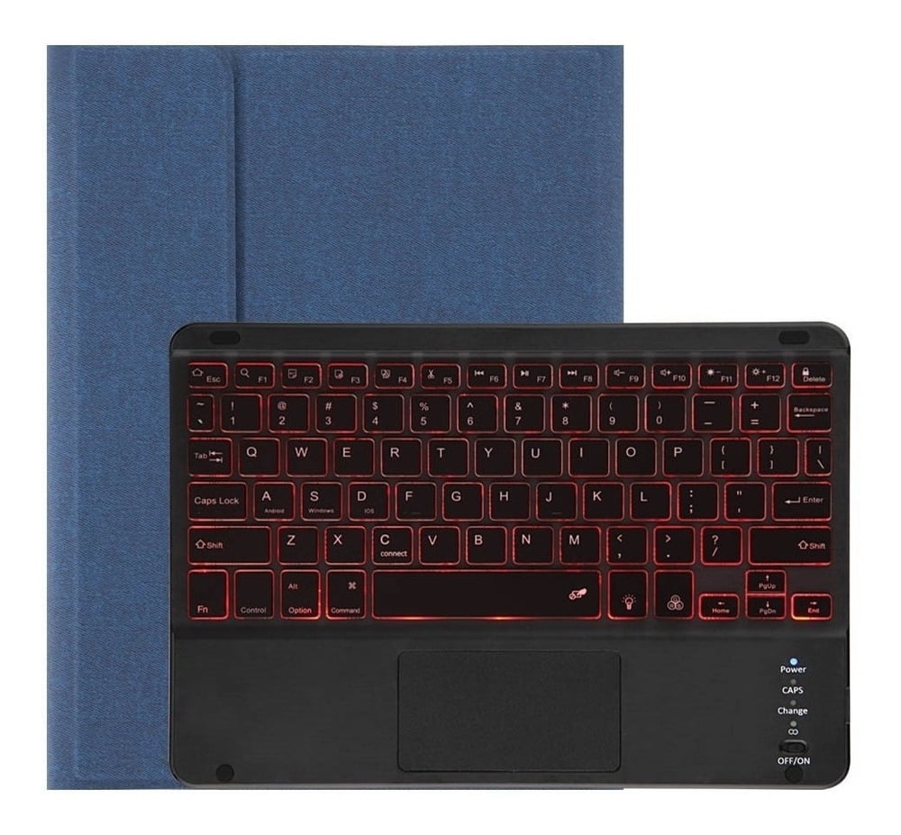 Case with Illuminated Touch Keyboard for iPad 10.2 9th 2021 - Walmart.com