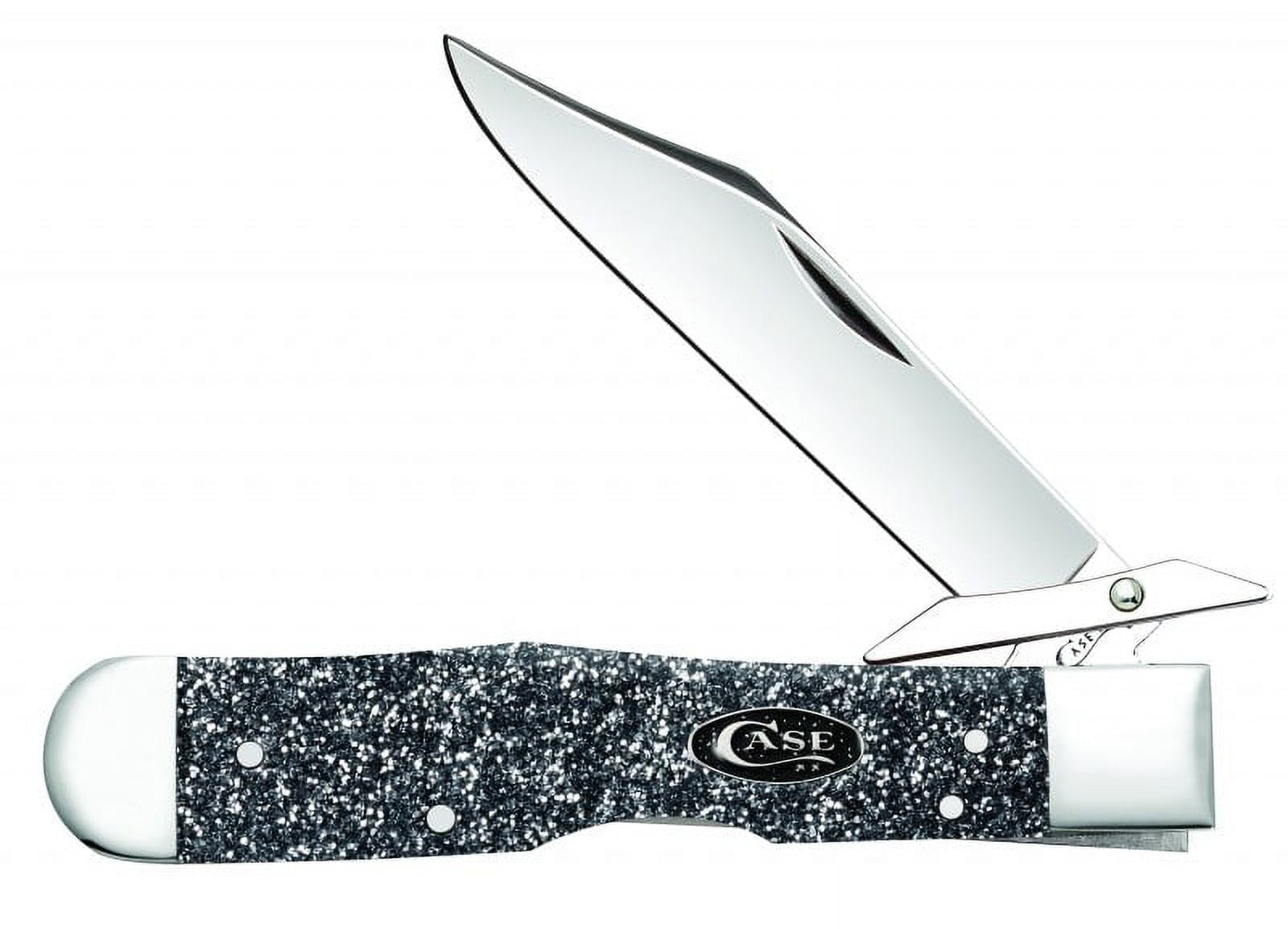 Case xx Silver Stardust Kirinite Cheetah SparXX Stainless Pocket Knife ...