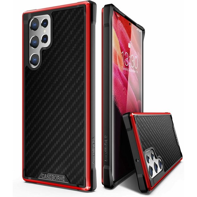 CaseBorne R Series Case for Samsung [Galaxy S22 Ultra 5G] Aluminum ...