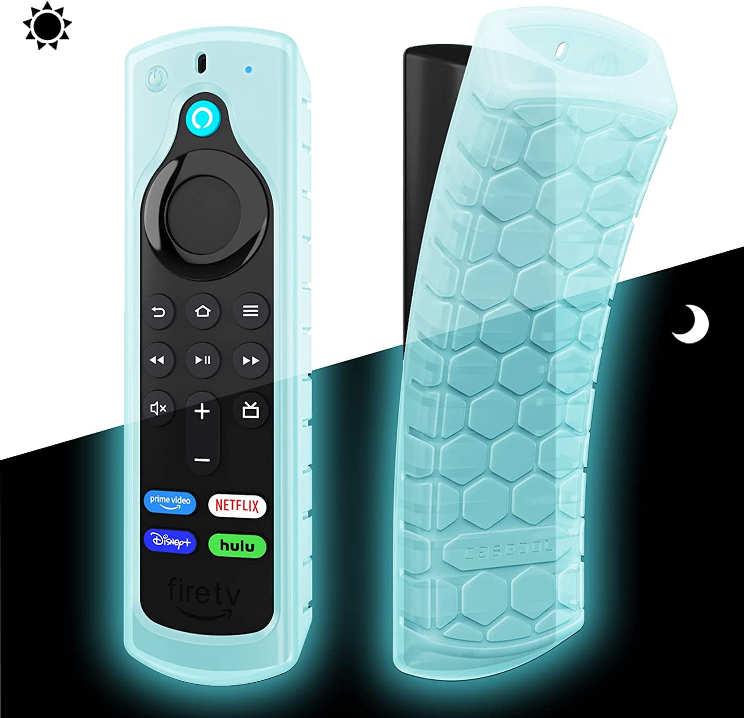 CaseBot Anti-Slip Remote Case Silicone Cover for Fire TV Stick 4K Max ...