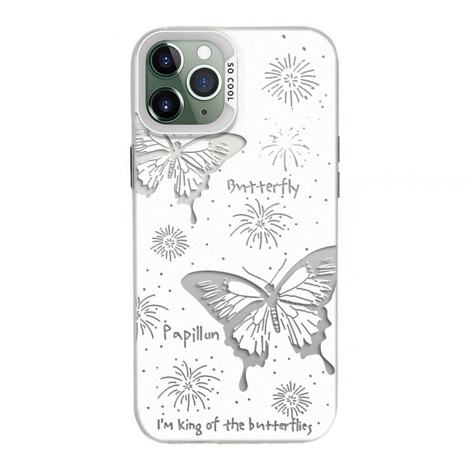 CaseCaca Elegant Hollow-Out Butterfly Pattern Phone Case for iPhone 11 Pro Max - Walmart.com