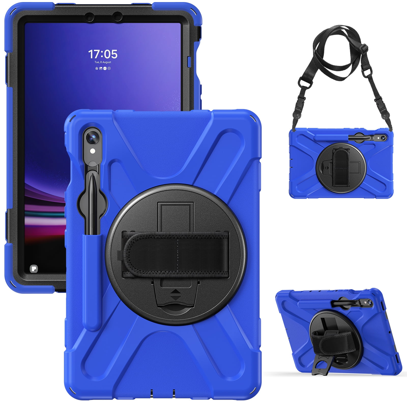 CaseCore Shockproof Silicone Case with Stand and Strap for Samsung ...