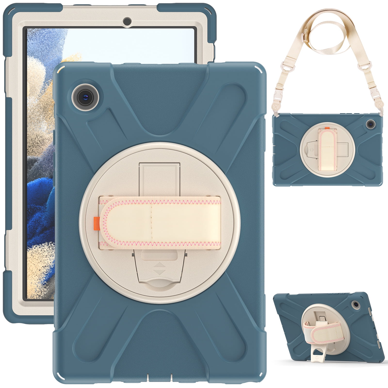 CaseCore Shockproof Silicone Case with Stand and Strap for Samsung ...