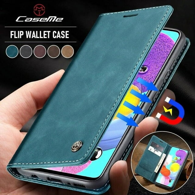 CaseMe Card Slot Stand Holdel Flip Wallet Leather Case for Samsung Galaxy A56 A55 A54 A53 A52 ...