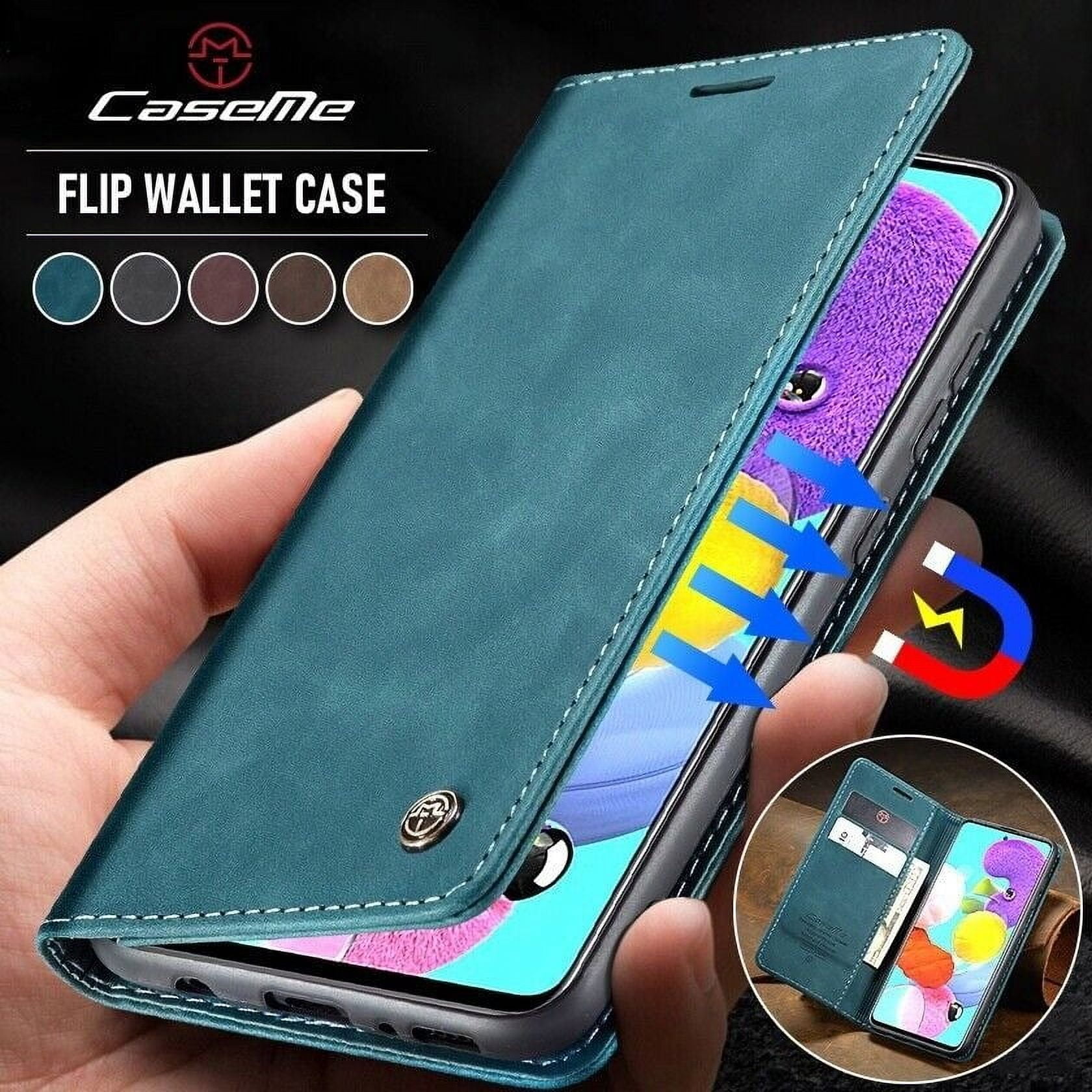 CaseMe Card Slot Stand Holdel Flip Wallet Leather Case for Samsung Galaxy A56 A55 A54 A53 A52 ...