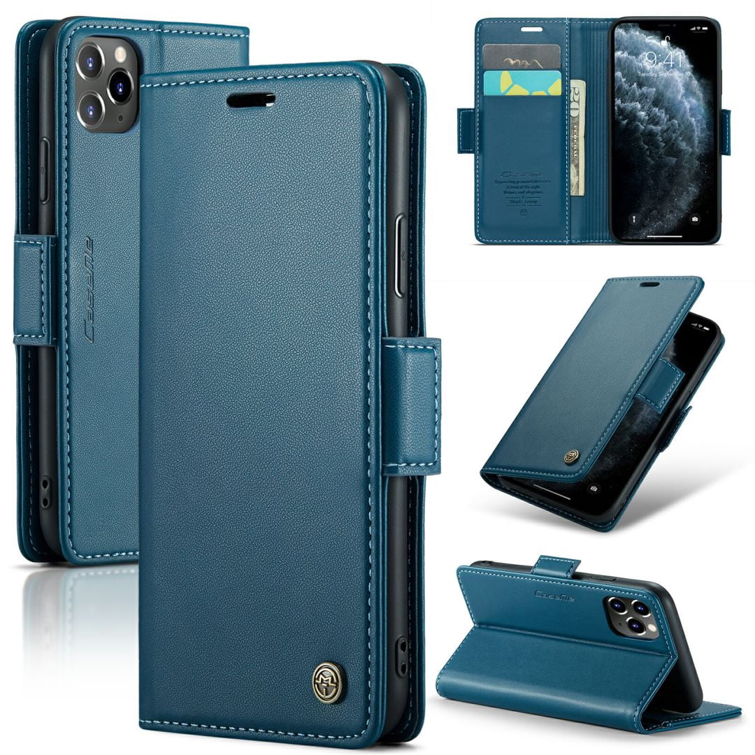 CaseMe Leather For iPhone 11 Pro Wallet Case with RFID Blocking, For ...