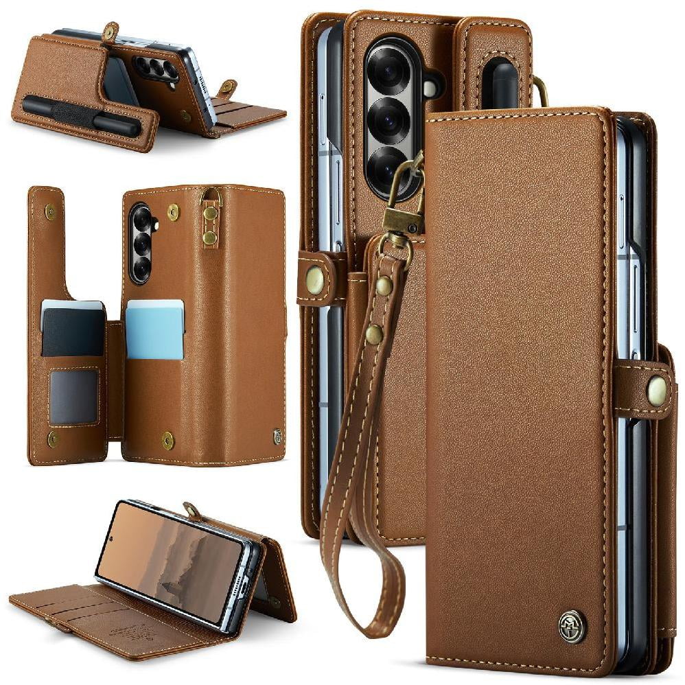 CaseMe Wallet Case For Samsung Galaxy Z Fold 7 5G Slim Shockproof Case ...