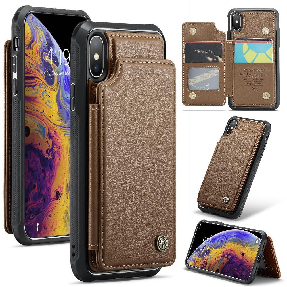 CaseMe Wallet Case for IPhone XS Max Card Holder RFID Blocking PU ...