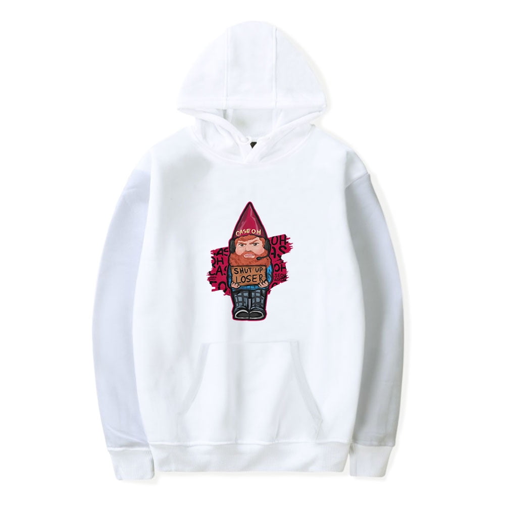 CaseOh Gnome Hoodie Men's Hip Hop Printing Pullover Hooded Sweatshirts ...