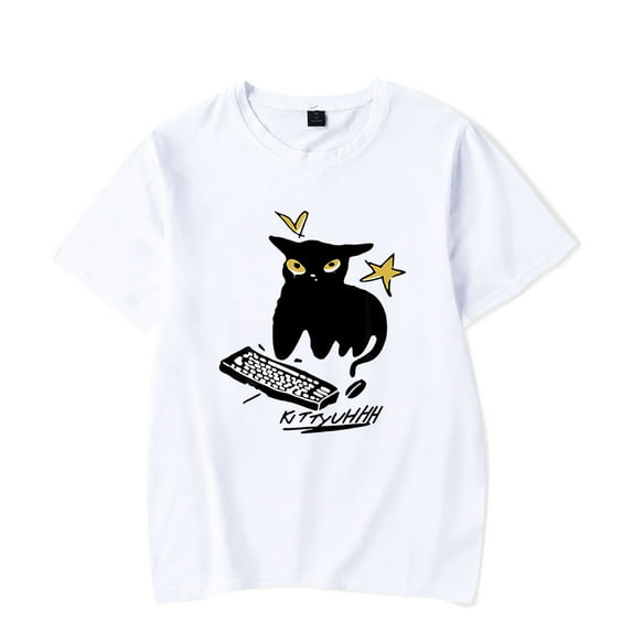 CaseOh Kitty Uhhh T-Shirt Men/Women Streetwear T-Shirt Shirt Short ...