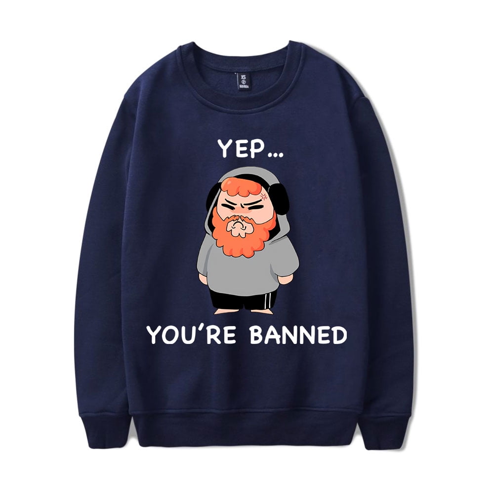 CaseOh Merch Banned Crewneck Sweatshirt Merch Casual Sweatshirt Unisex ...