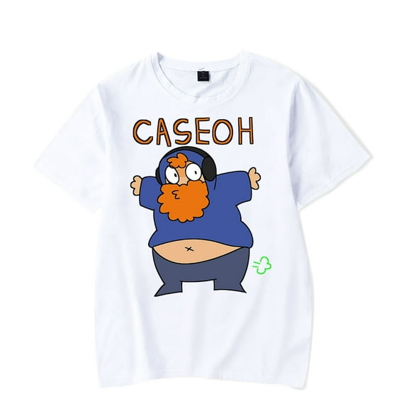 CaseOh Merch T-shirts For Men And Women Fun Cartoon Print Tops Fashion ...