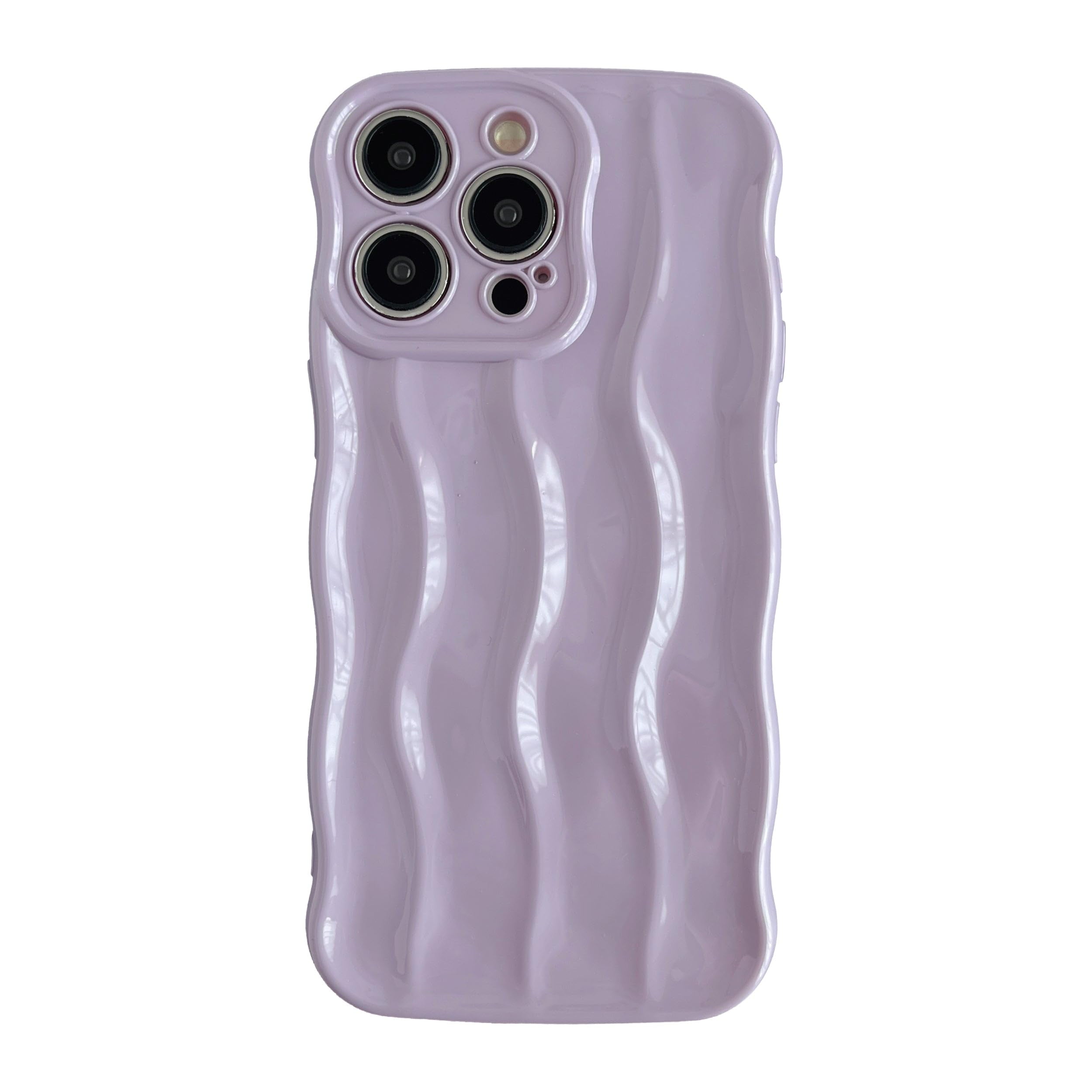 Caseative for iPhone 16 Pro Max Case,Water Ripple Pattern Curly Wave ...