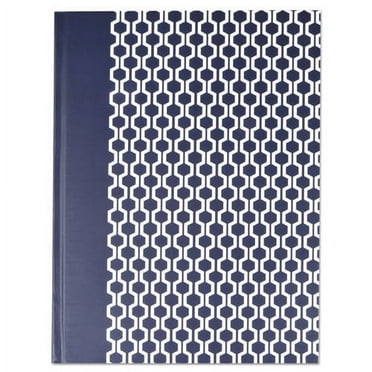 Casebound Hardcover Notebook, 1 Subject, Wide/Legal Rule, Black Cover ...