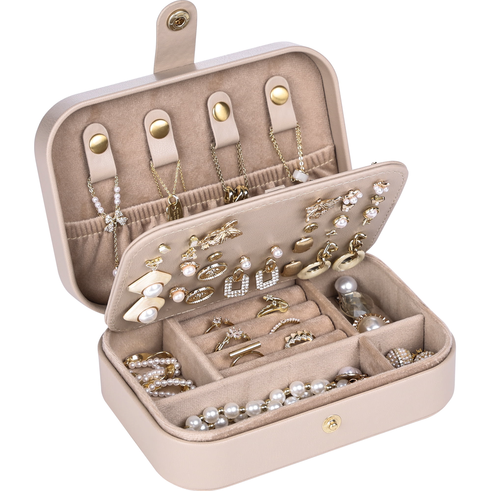 Customer reviews for Casegrace Synthetic Leather Portable Jewelry Box ...