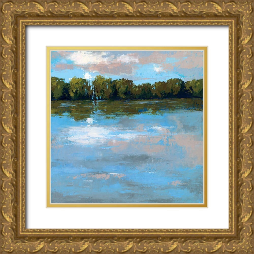 Casell, Sherri 26x26 Gold Ornate Wood Framed with Double Matting Museum ...