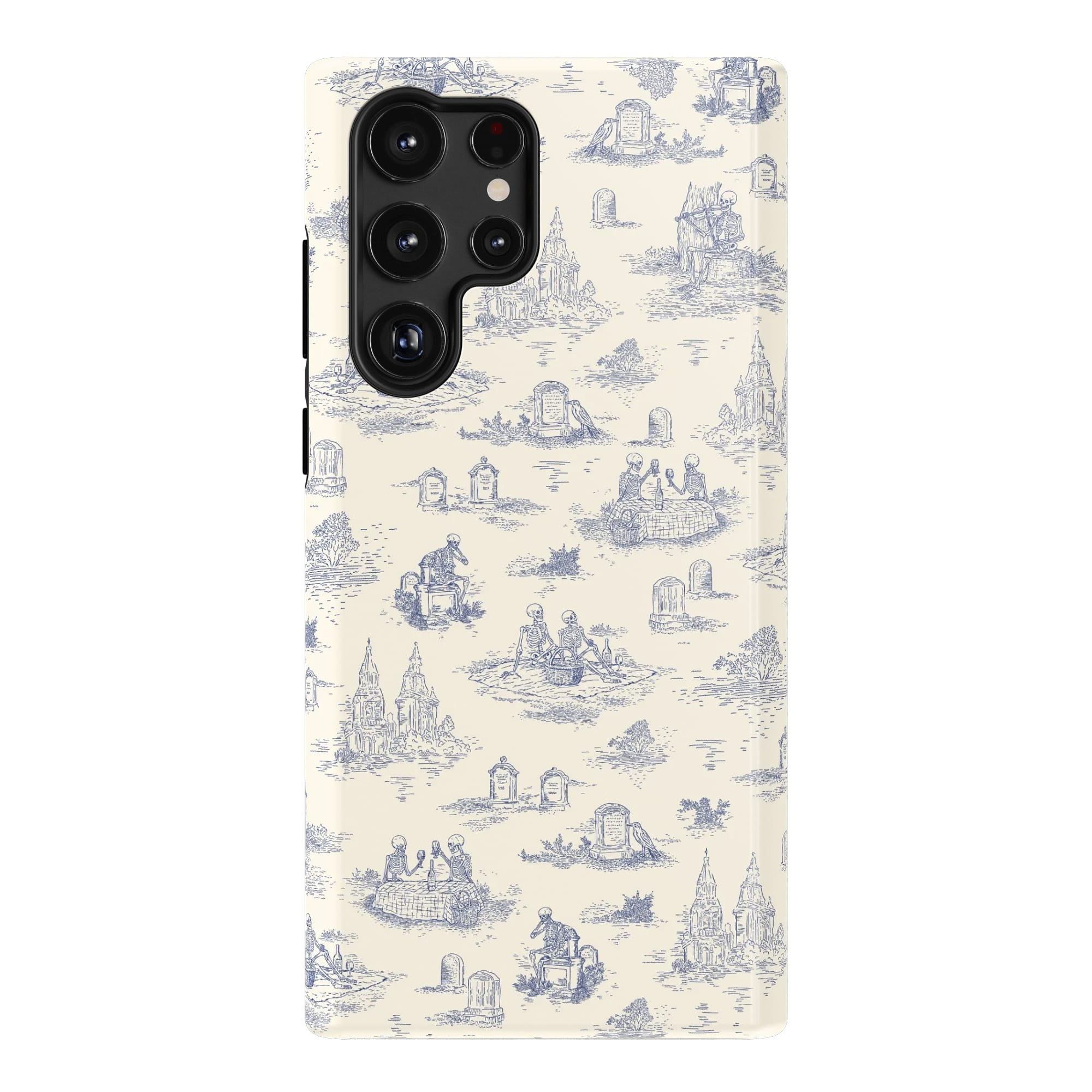 Casely Galaxy S22 Ultra Case | Graveyard Gathering | Skeleton Picnic ...