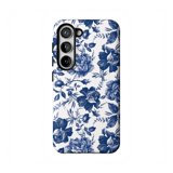 Casely Galaxy S23 Plus Case | Rose to Fame Coquette | Blue & White Rose ...