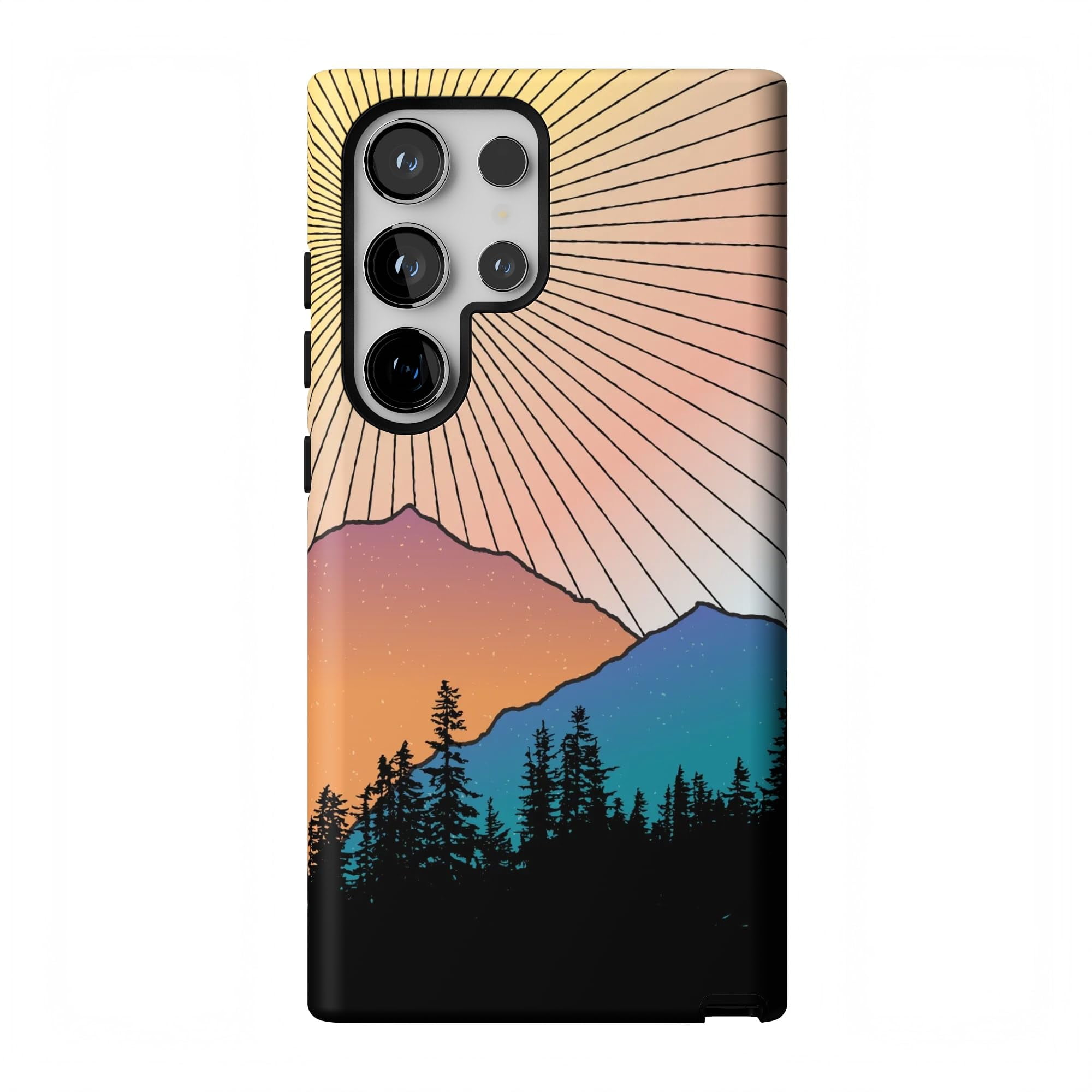Casely Galaxy S24 Ultra Case | Golden Hour | Mountain Sunset ...