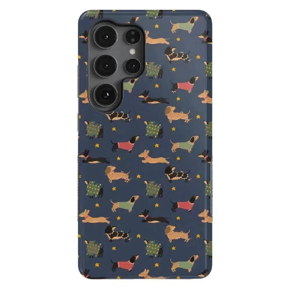 Casely Galaxy S25 Ultra Case | Dashing Doxies | Dachshund Dog ...